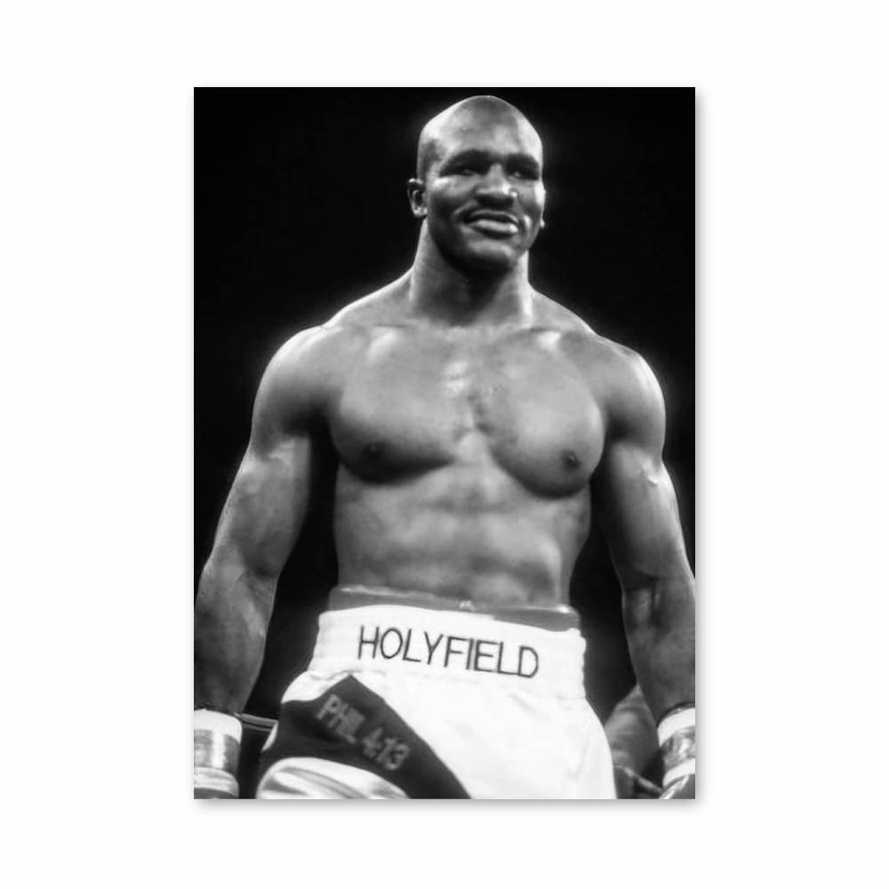 Poster Holyfield Black and White | Aesthetic Posters