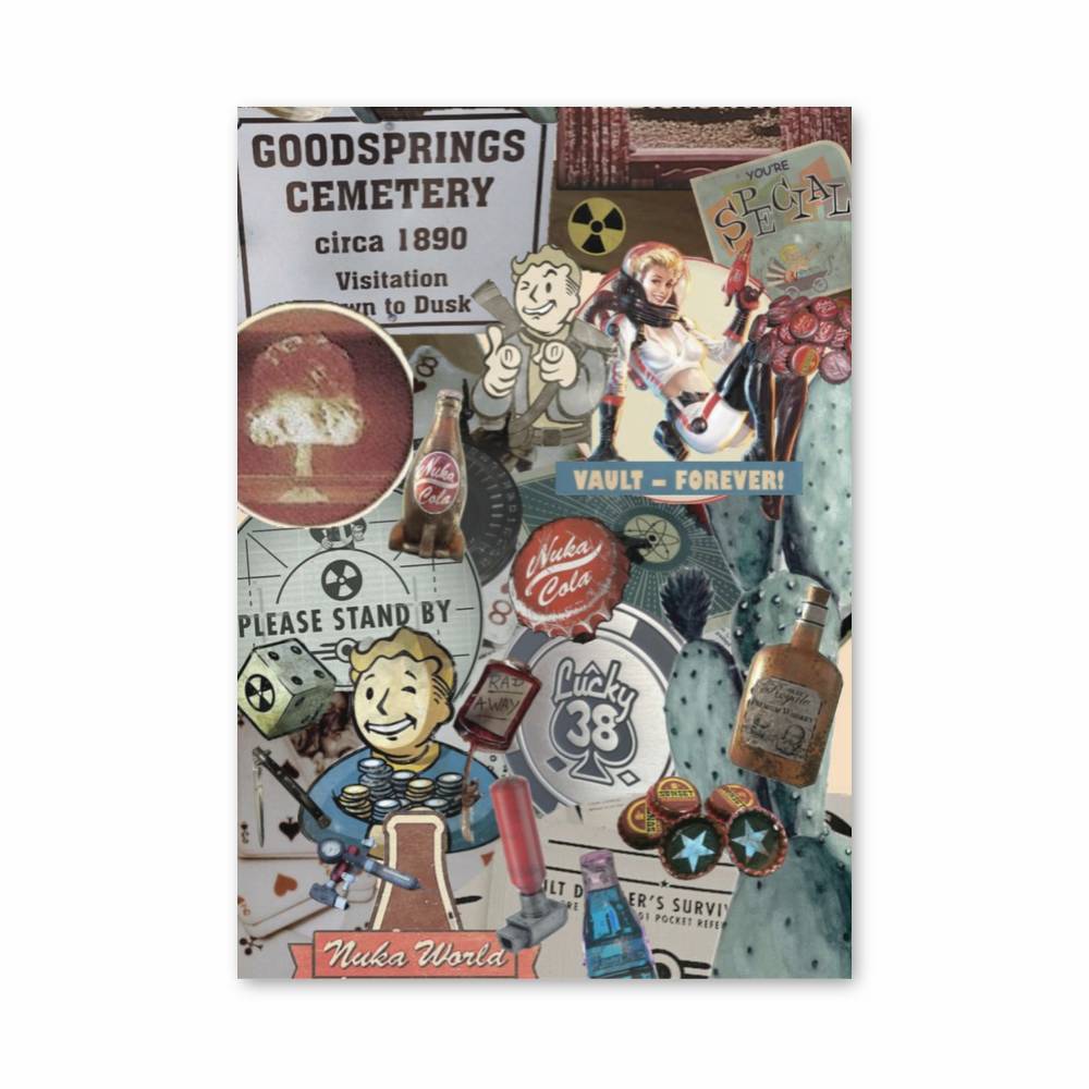Poster Fallout Collage | Aesthetic Posters