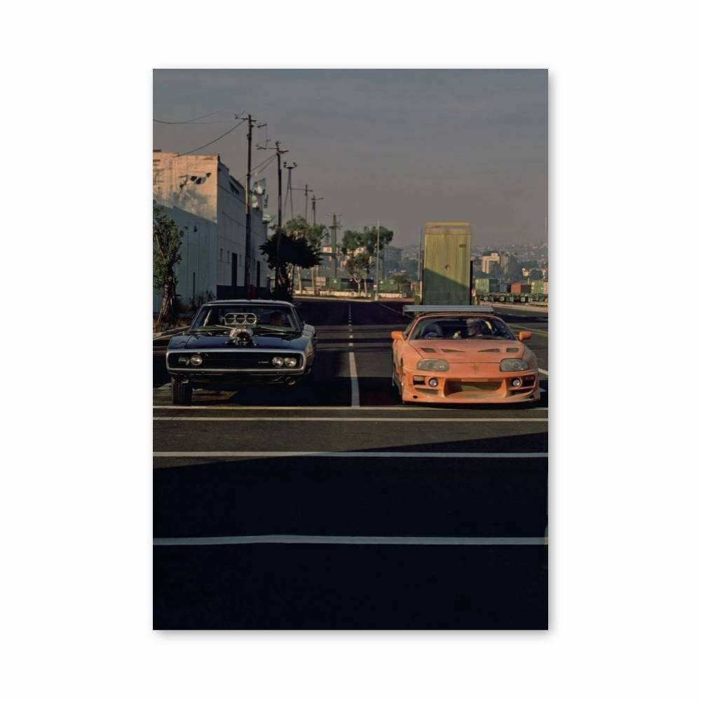 Vintage Fast and Furious Poster | Aesthetic Posters