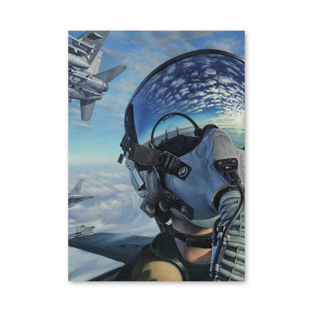 Poster Fighter Pilot Sky | Aesthetic Posters