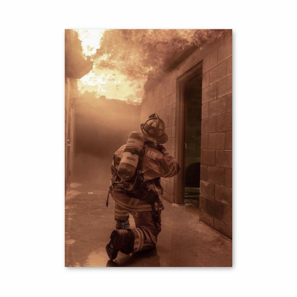 House on Fire Poster | Aesthetic Posters