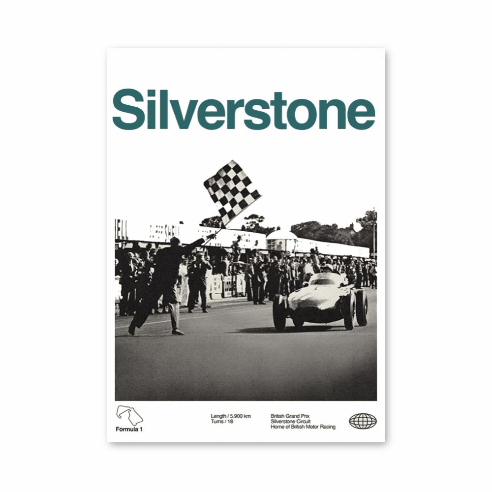 Poster Silverstone | Aesthetic Posters