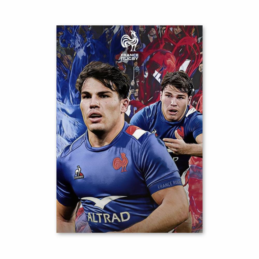 Poster Blue Rugby Passion | Aesthetic Posters