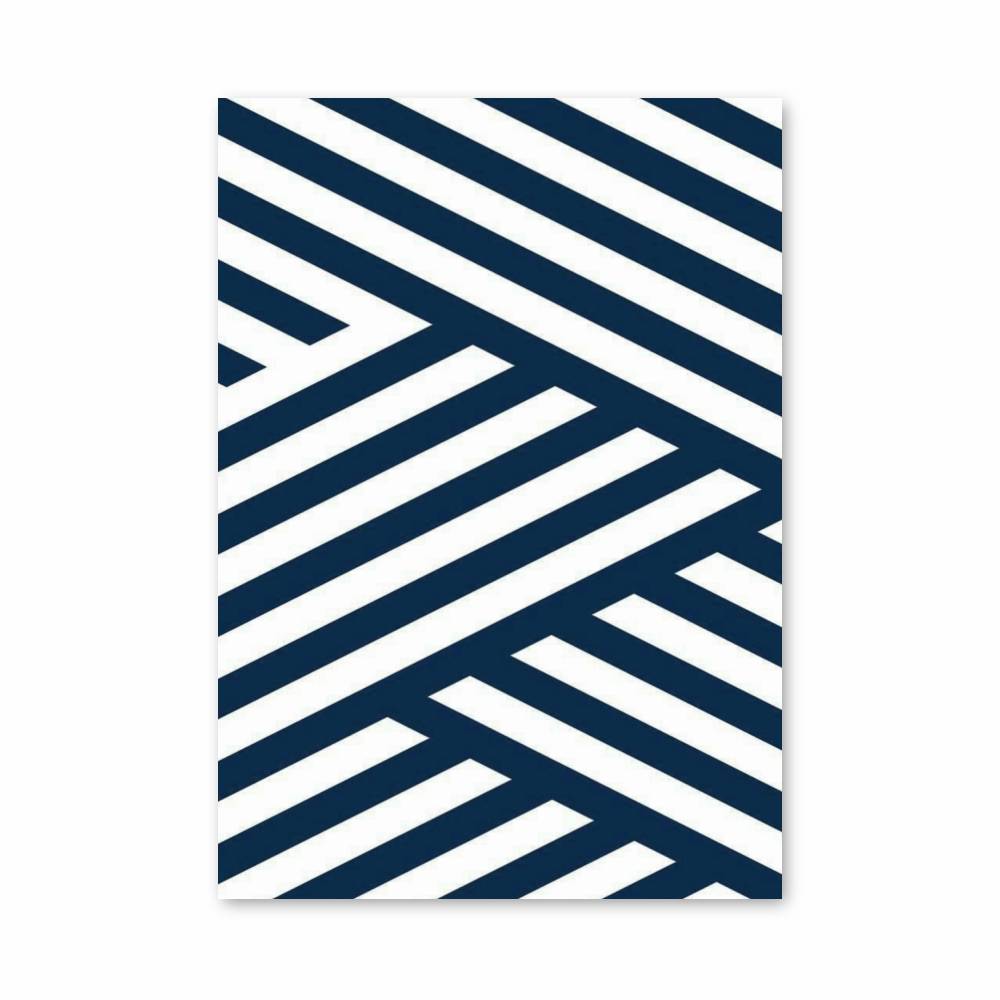 Poster Intertwined Lines | Aesthetic Posters