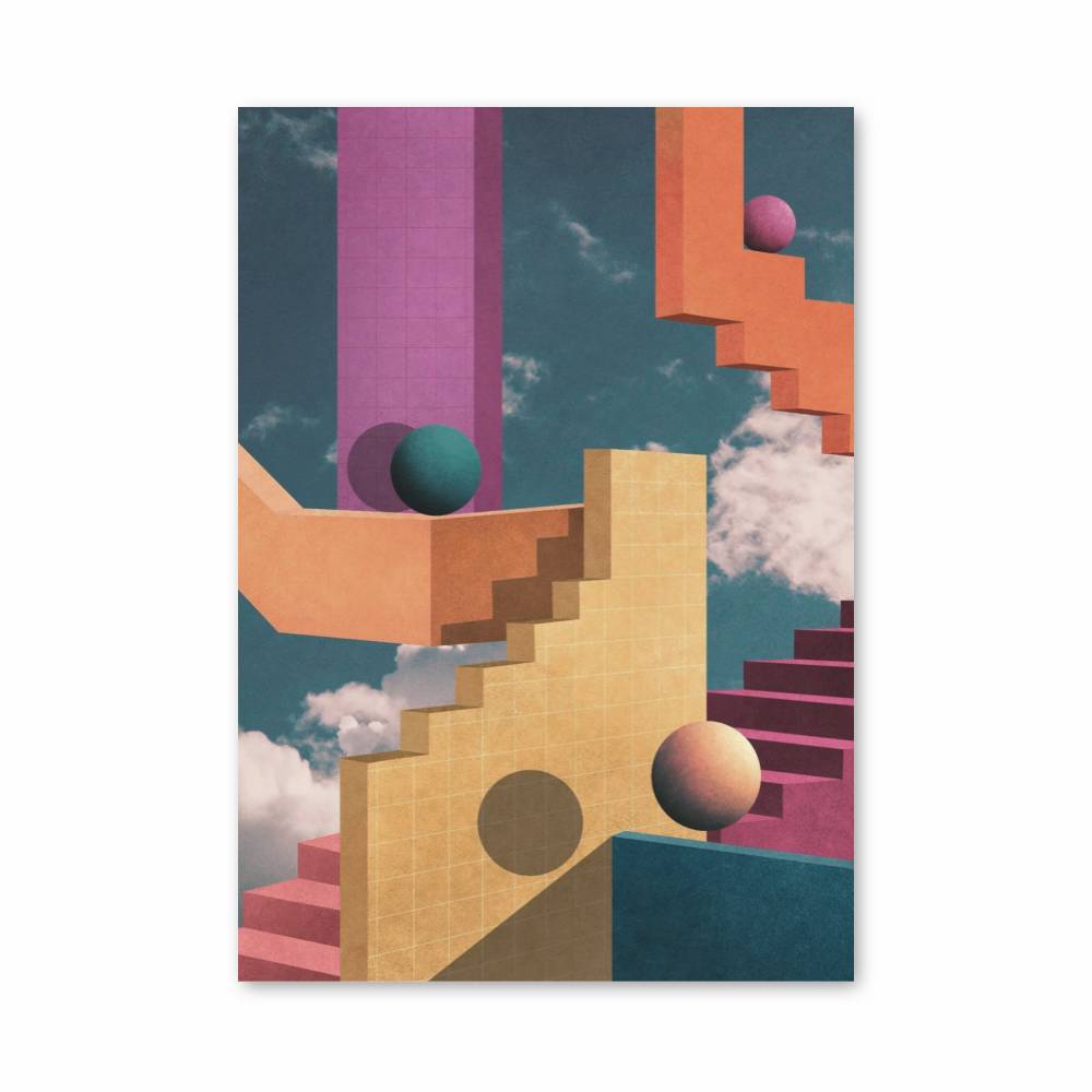 Geometric Elevation Poster | Aesthetic Posters