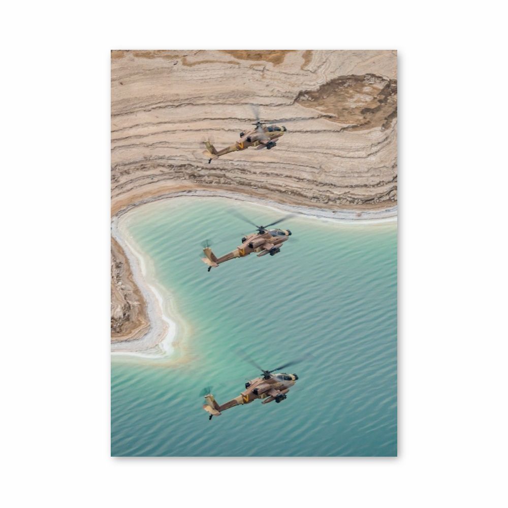Desert Helicopters Poster | Aesthetic Posters