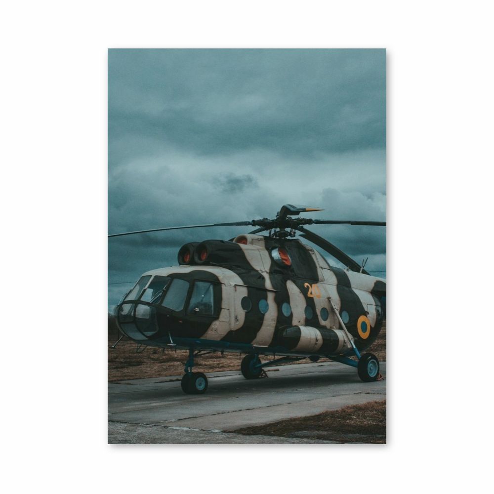 Helicopter Camouflage Poster | Aesthetic Posters