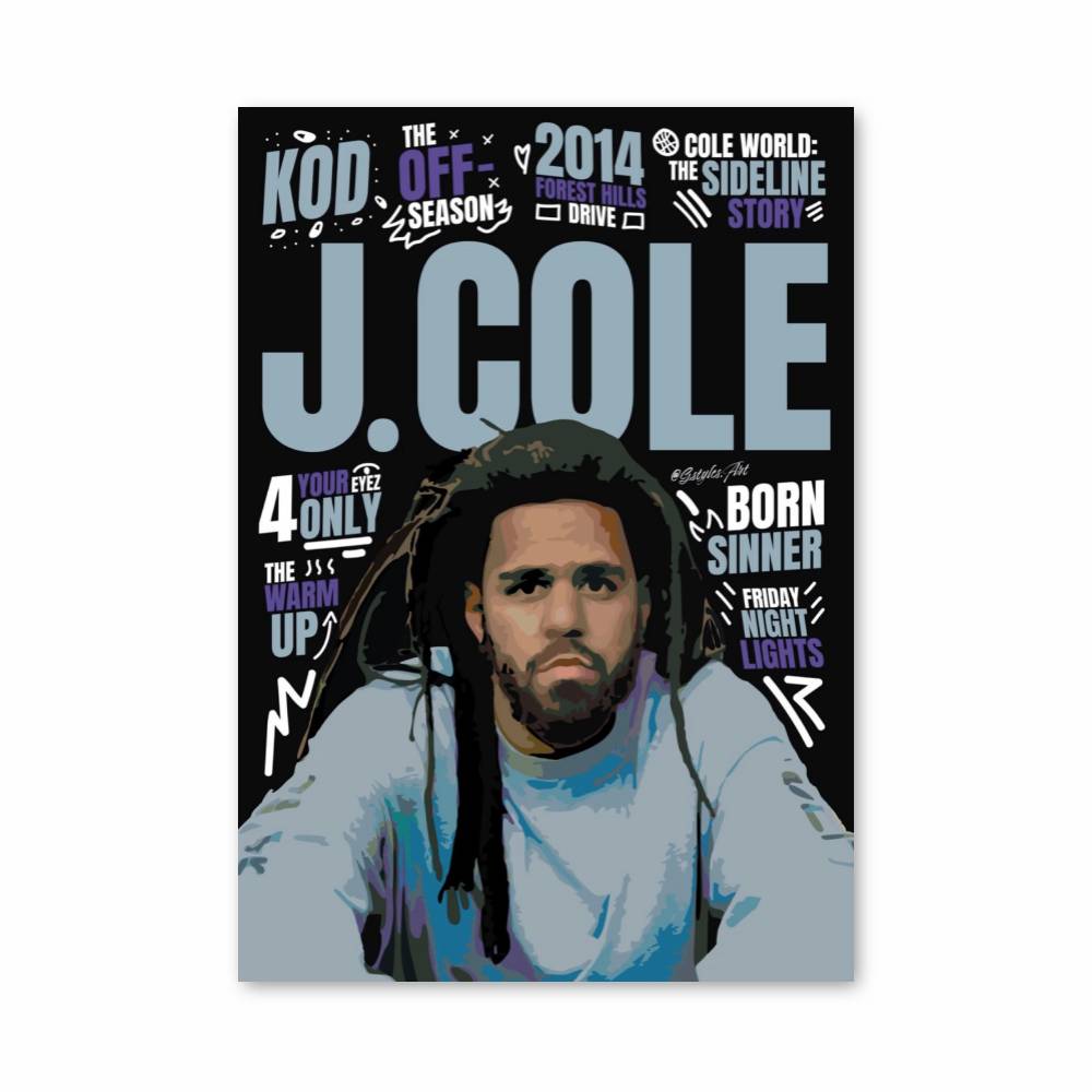 Poster Inspiration J. Cole | Aesthetic Posters