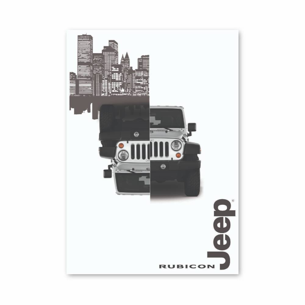 Poster Urban Duality Rubicon | Aesthetic Posters
