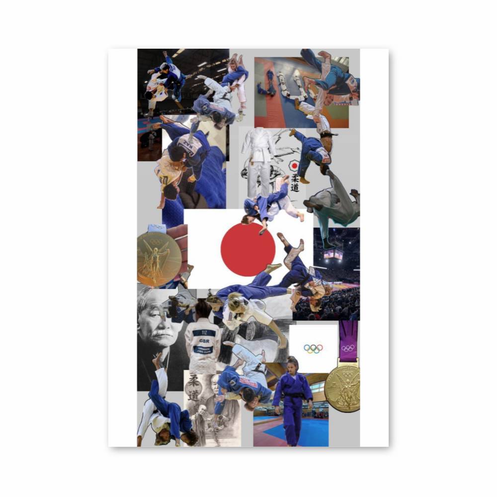 Japanese Judo Spirit Poster | Aesthetic Posters