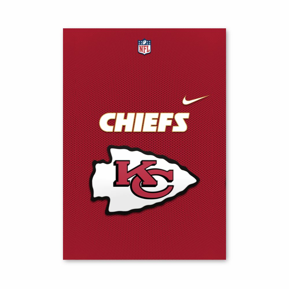 Poster Chiefs KC Nike | Aesthetic Posters