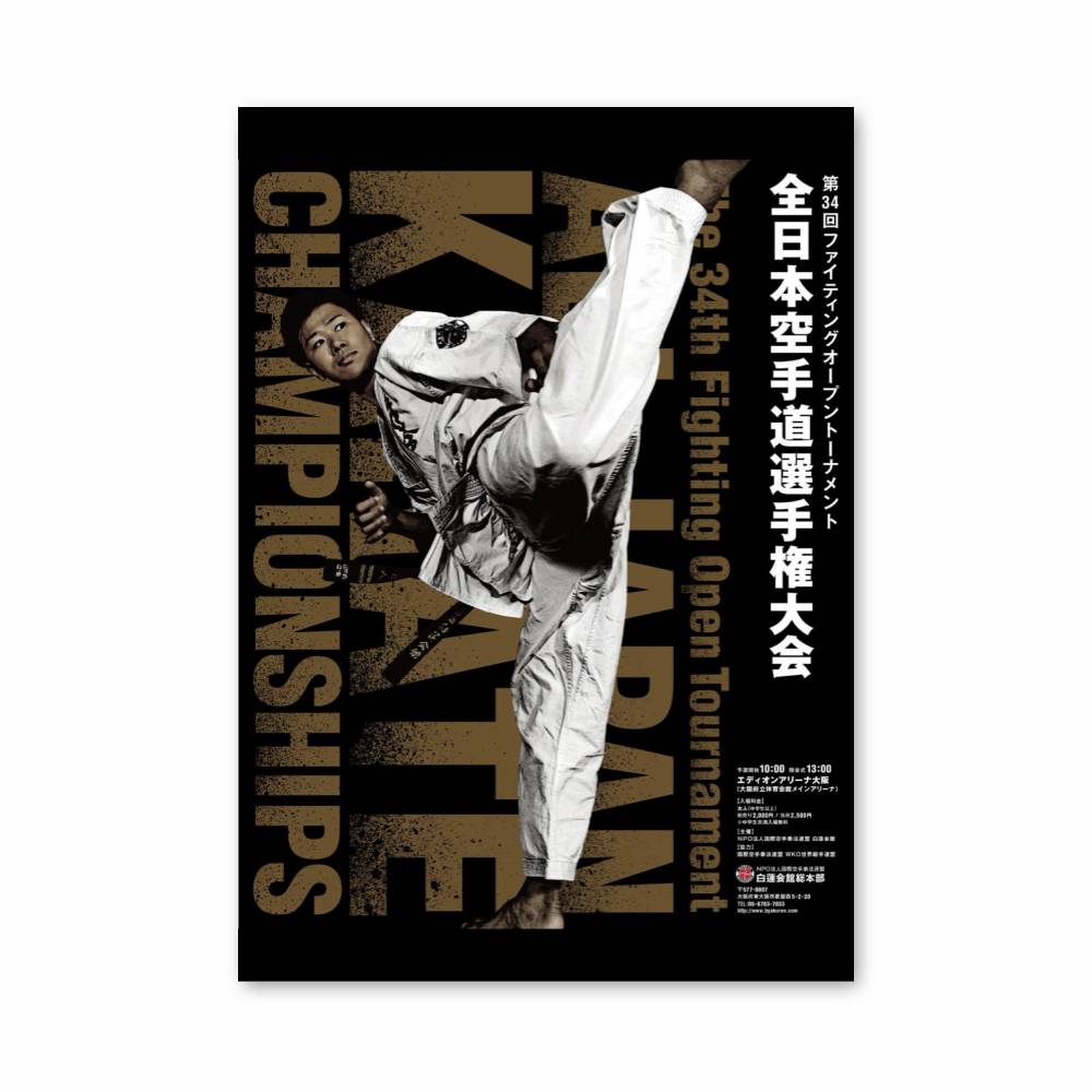 Karate Master and Student Poster | Aesthetic Posters