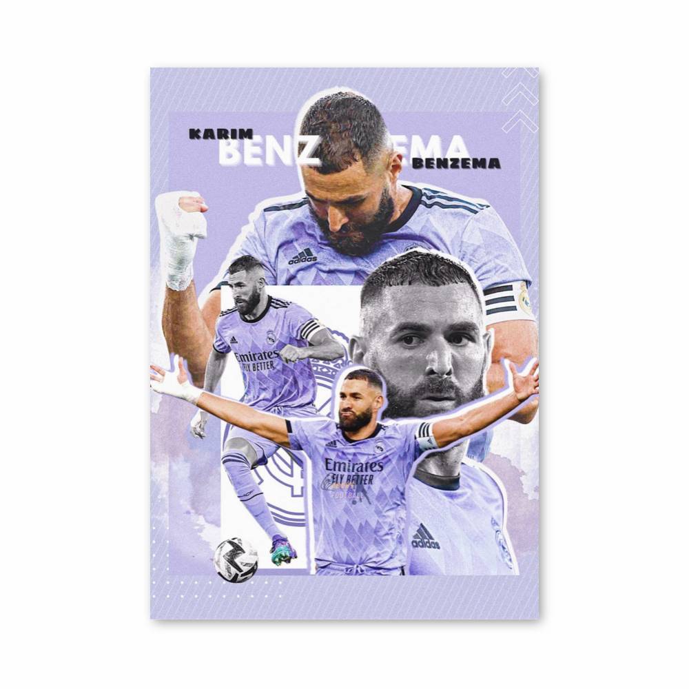 Poster Benzema Collection | Aesthetic Posters