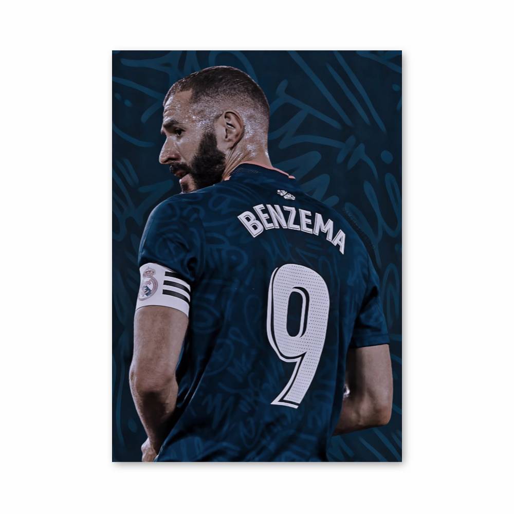 Poster Benzema Captain | Aesthetic Posters