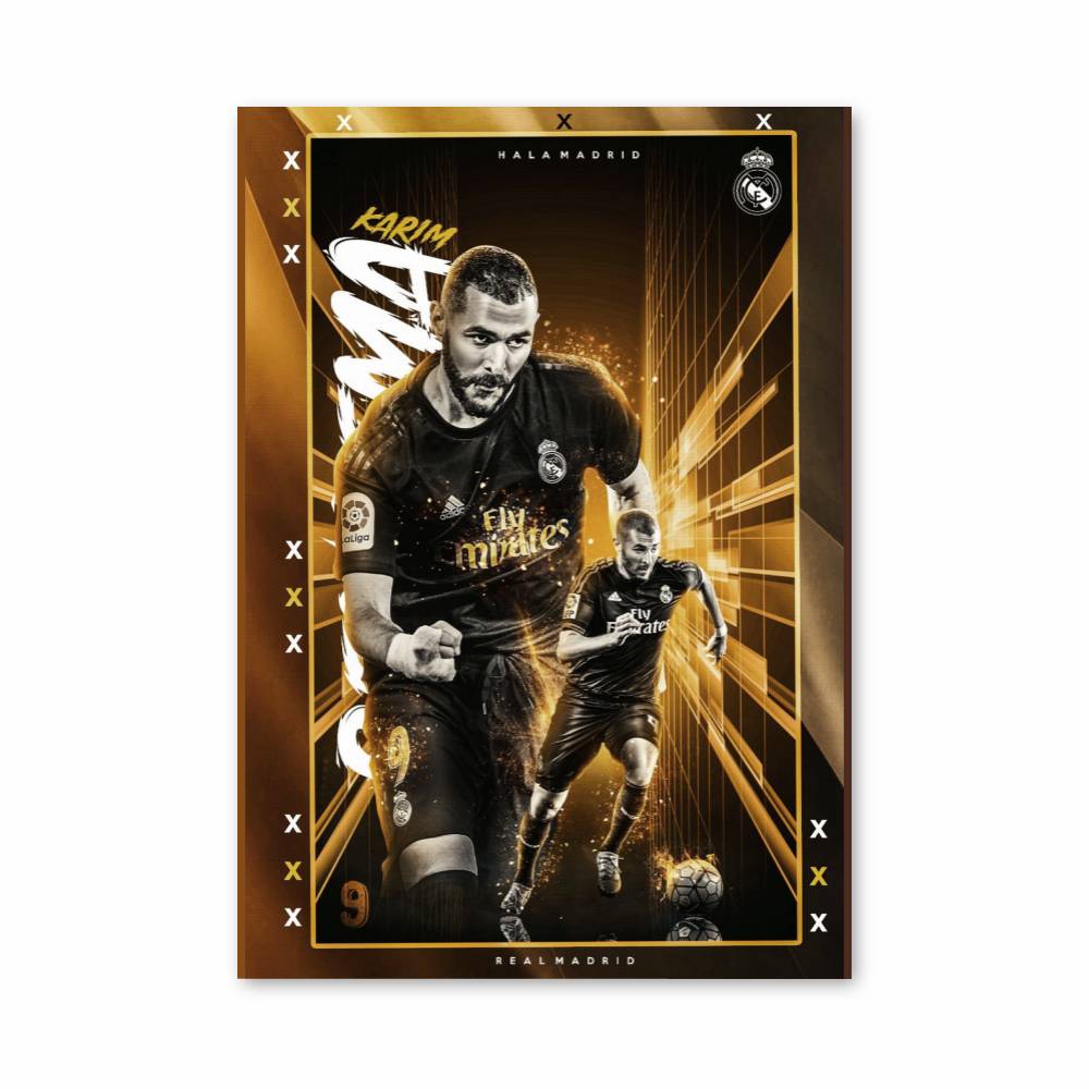 Poster Eclat Benzema | Aesthetic Posters