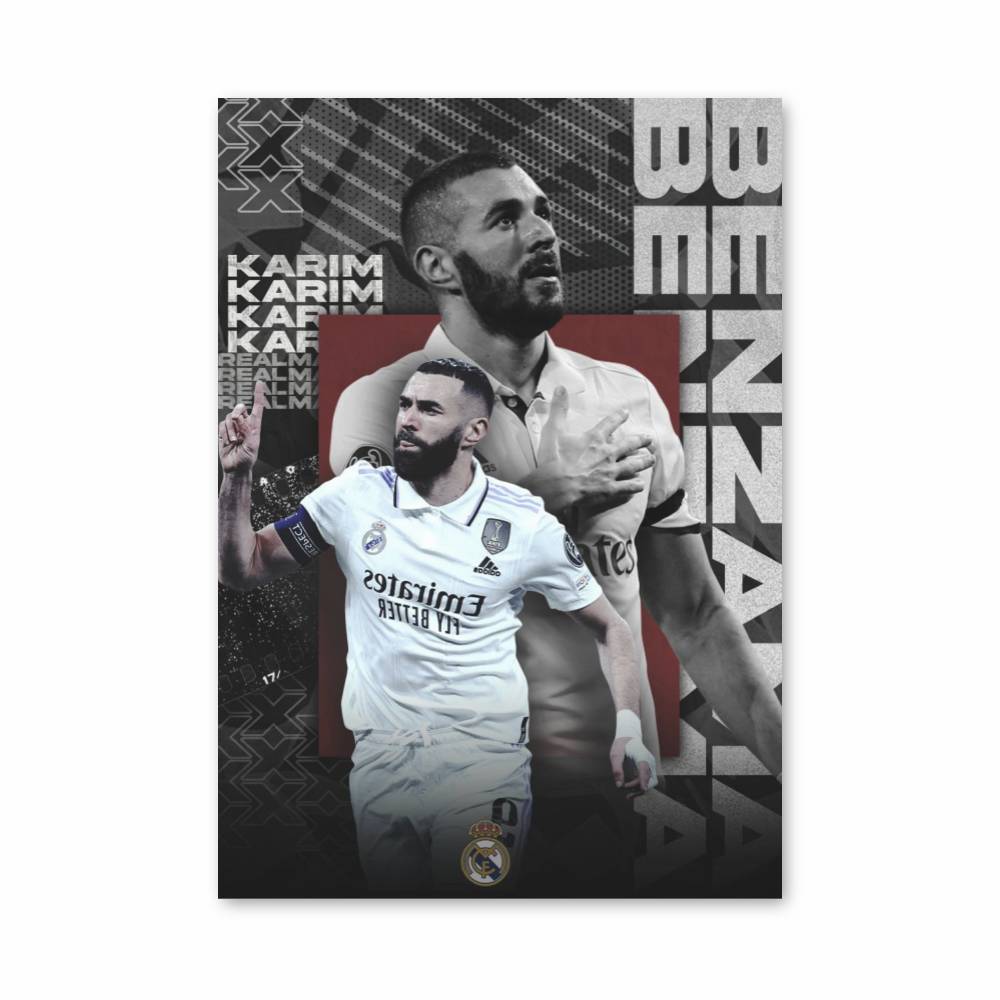 Poster Champion Benzema | Aesthetic Posters