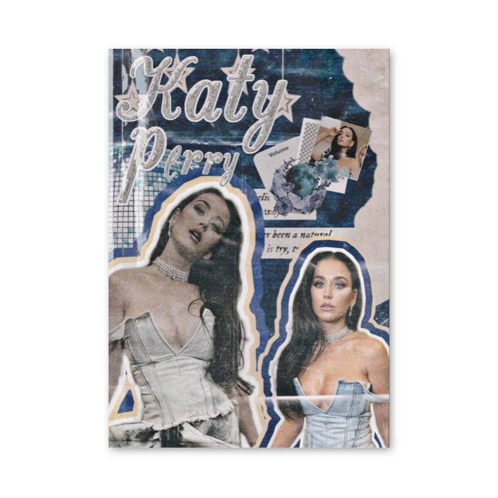 Blue Glamor Poster | Aesthetic Posters