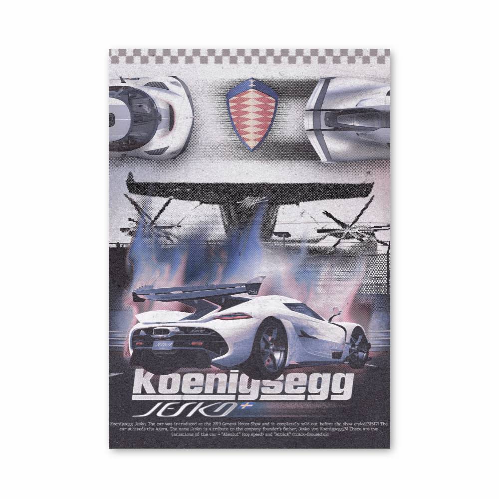 Poster Koenigsegg Turbo | Aesthetic Posters