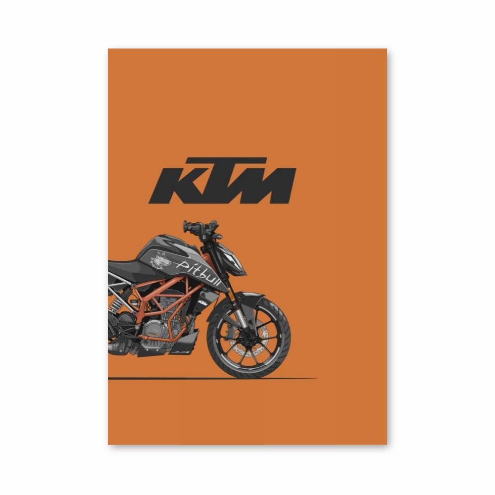 KTM Motorcycle Poster | Aesthetic Posters