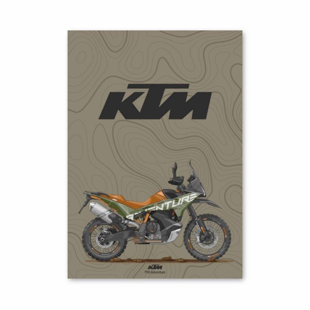 Poster KTM Adventure | Aesthetic Posters