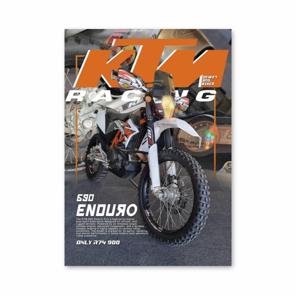 Poster KTM Enduro | Aesthetic Posters
