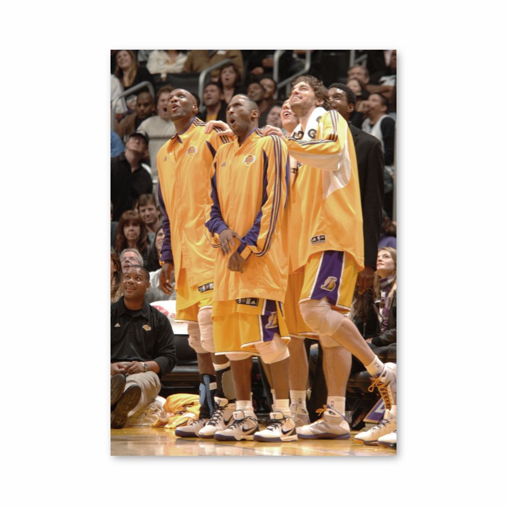Poster LA Lakers Yellow | Aesthetic Posters