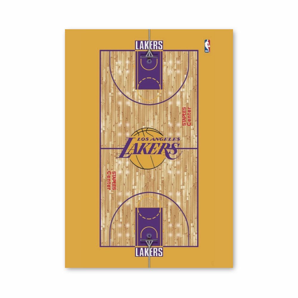 Lakers Field Poster | Aesthetic Posters