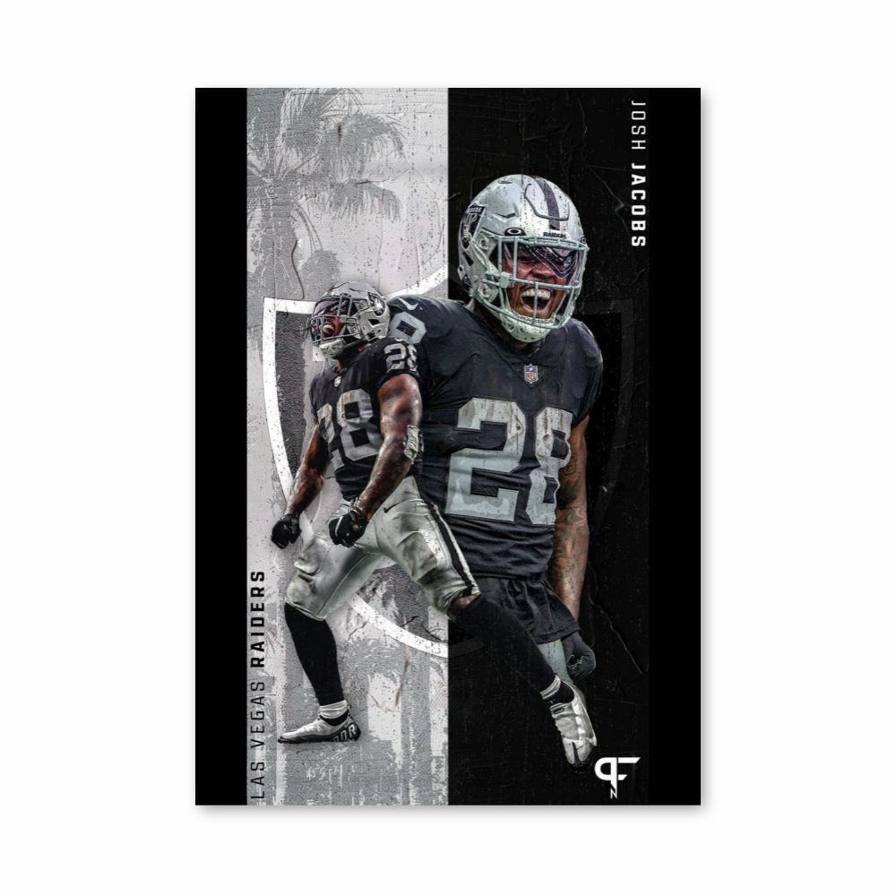 Poster Josh Jacobs | Aesthetic Posters