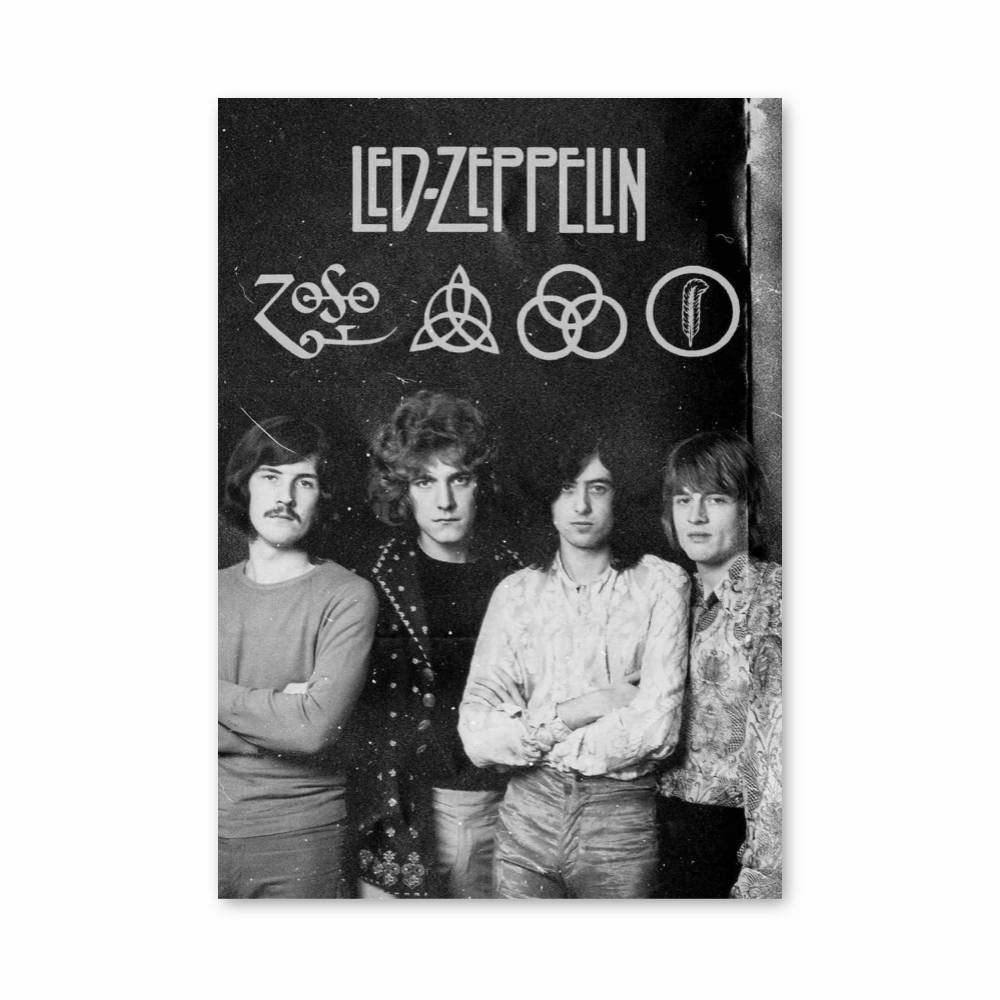 Poster Led Zeppelin Vintage | Aesthetic Posters