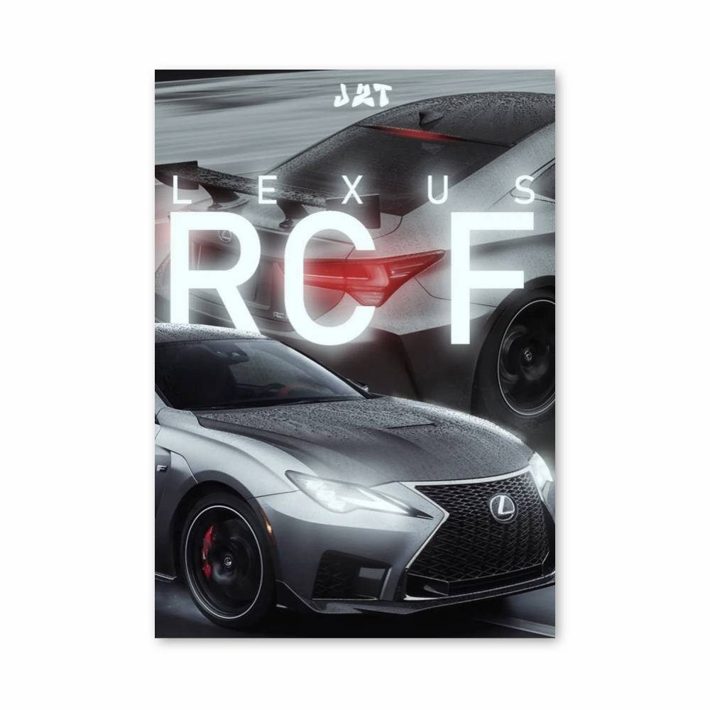Lexus RC F Speed Poster | Aesthetic Posters