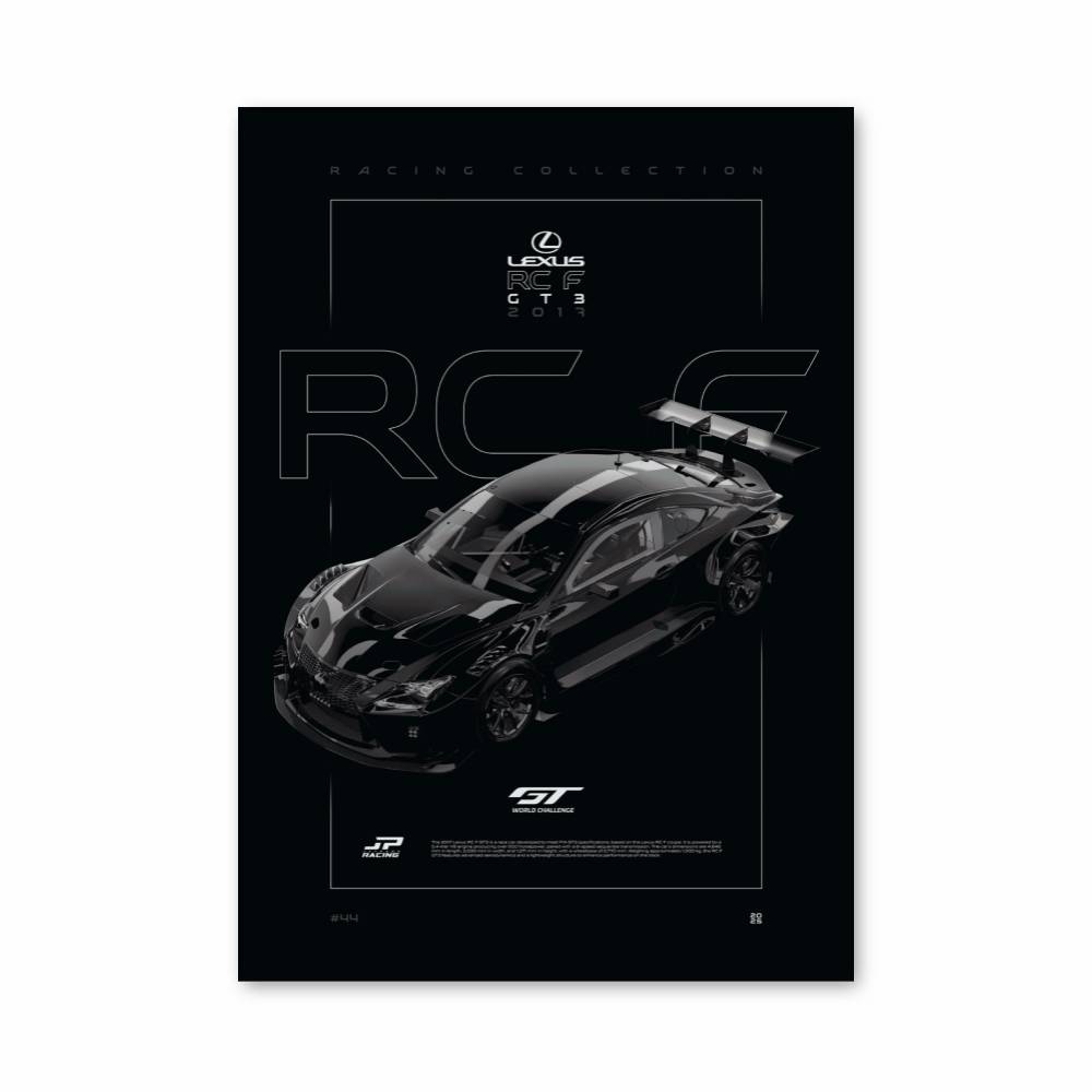 Poster Racing RC F | Aesthetic Posters