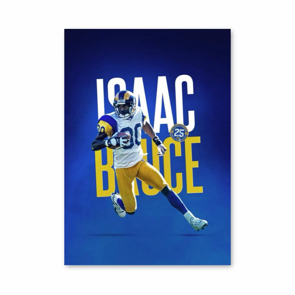 Poster Isaac Bruce Rams | Aesthetic Posters