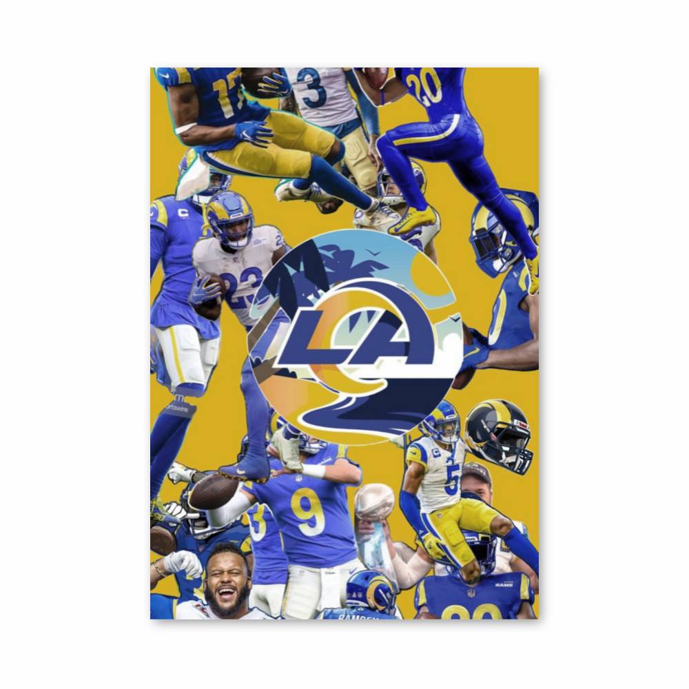 LA Rams Team Poster | Aesthetic Posters
