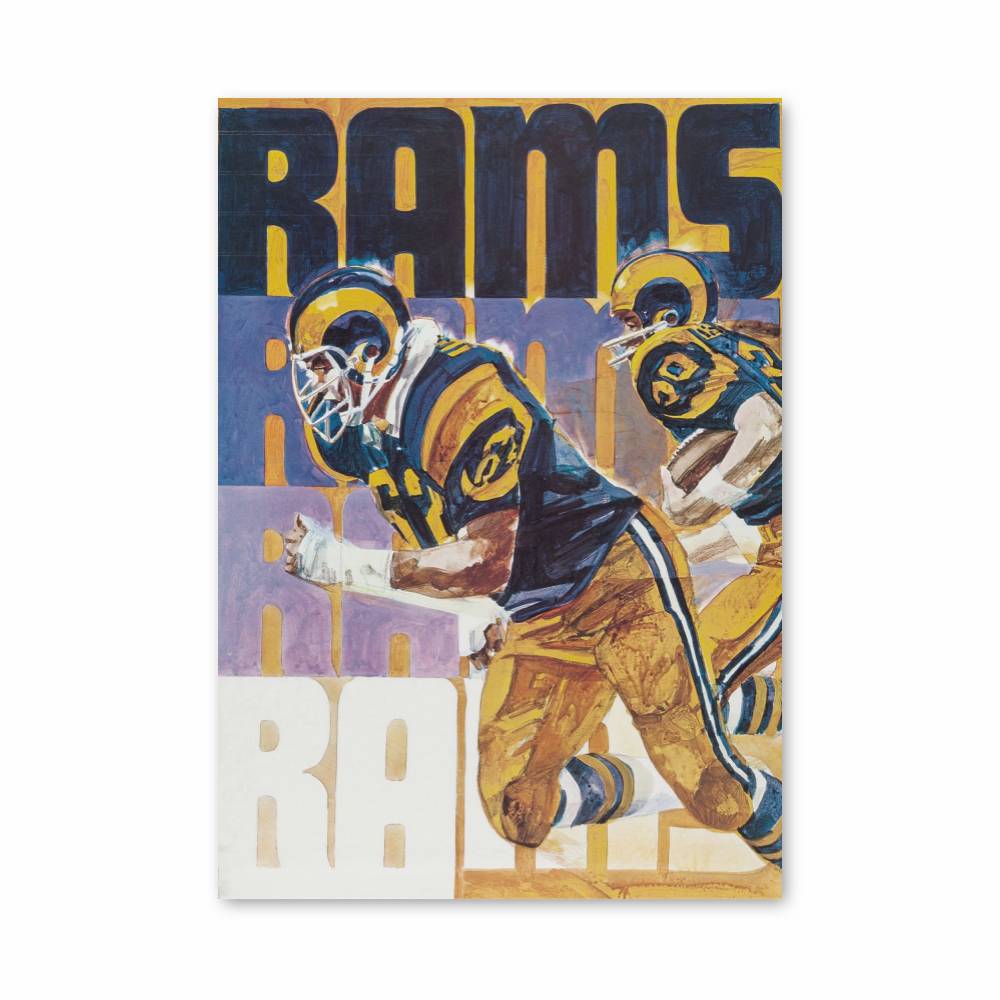Vintage Energy Rams Poster | Aesthetic Posters
