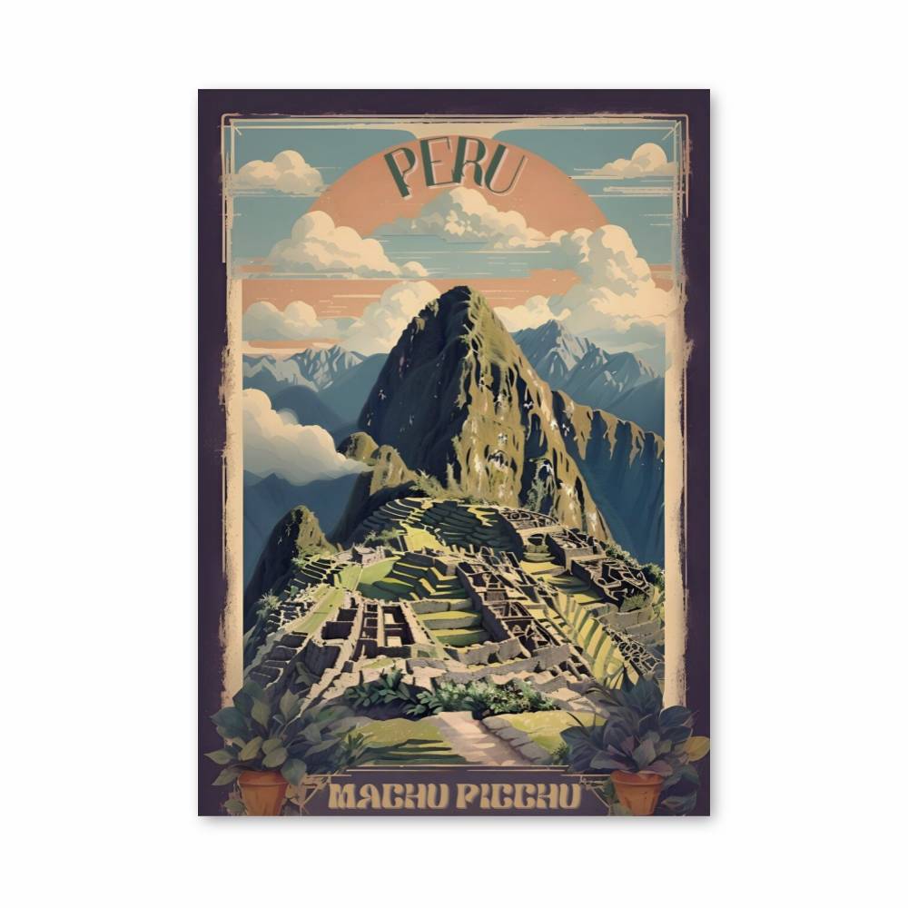 Peruvian Travel Poster | Aesthetic Posters