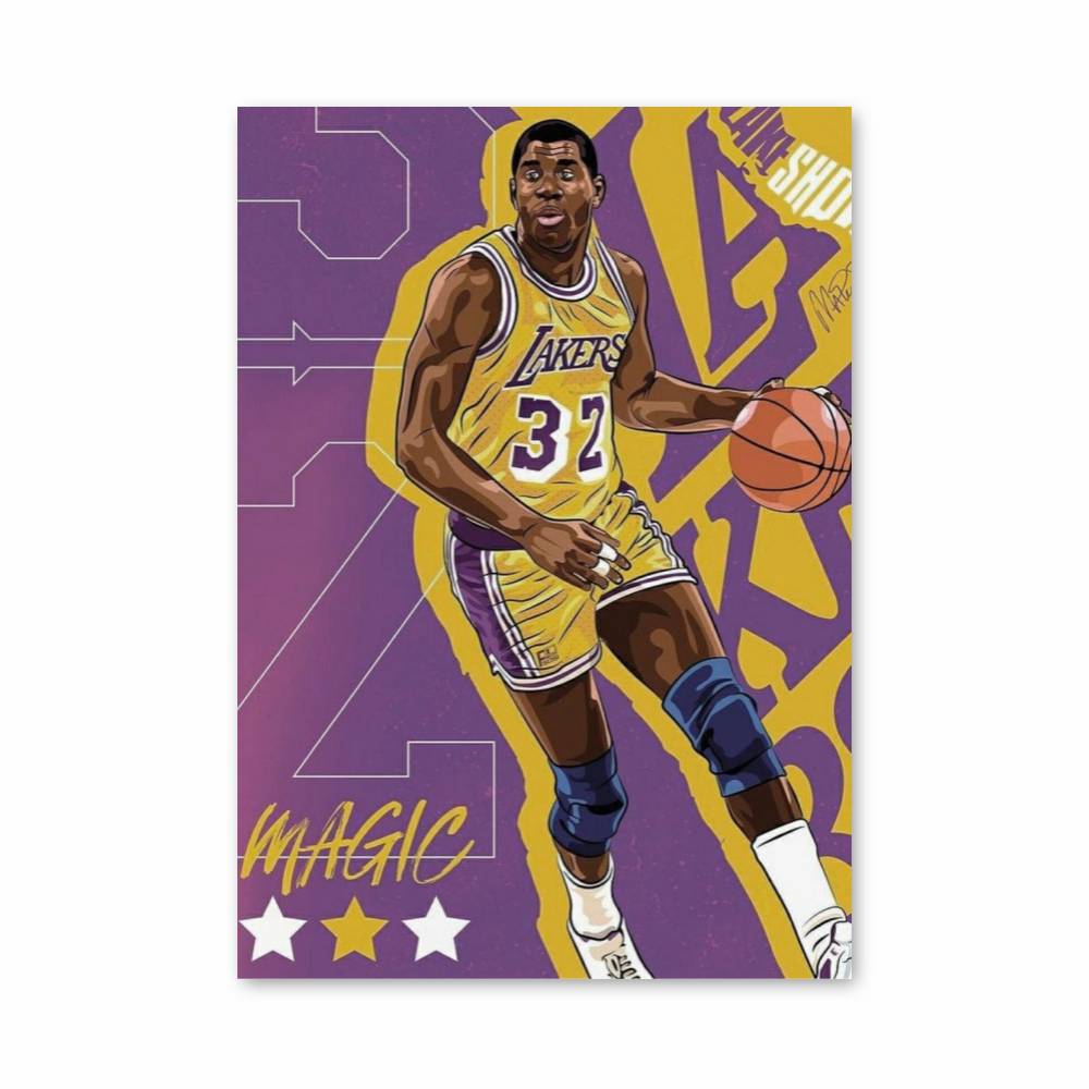 Poster Showtime Lakers Icons | Aesthetic Posters
