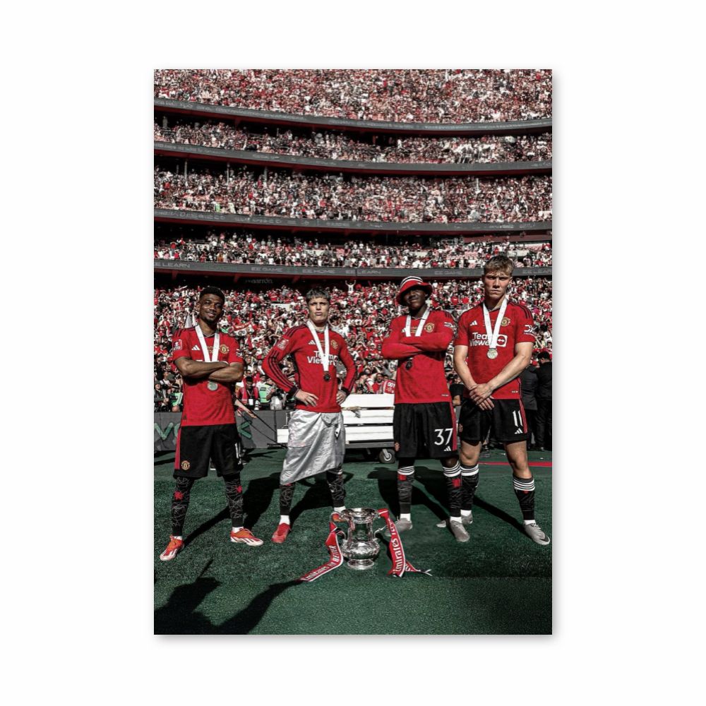 Poster Manchester United Stadium | Aesthetic Posters