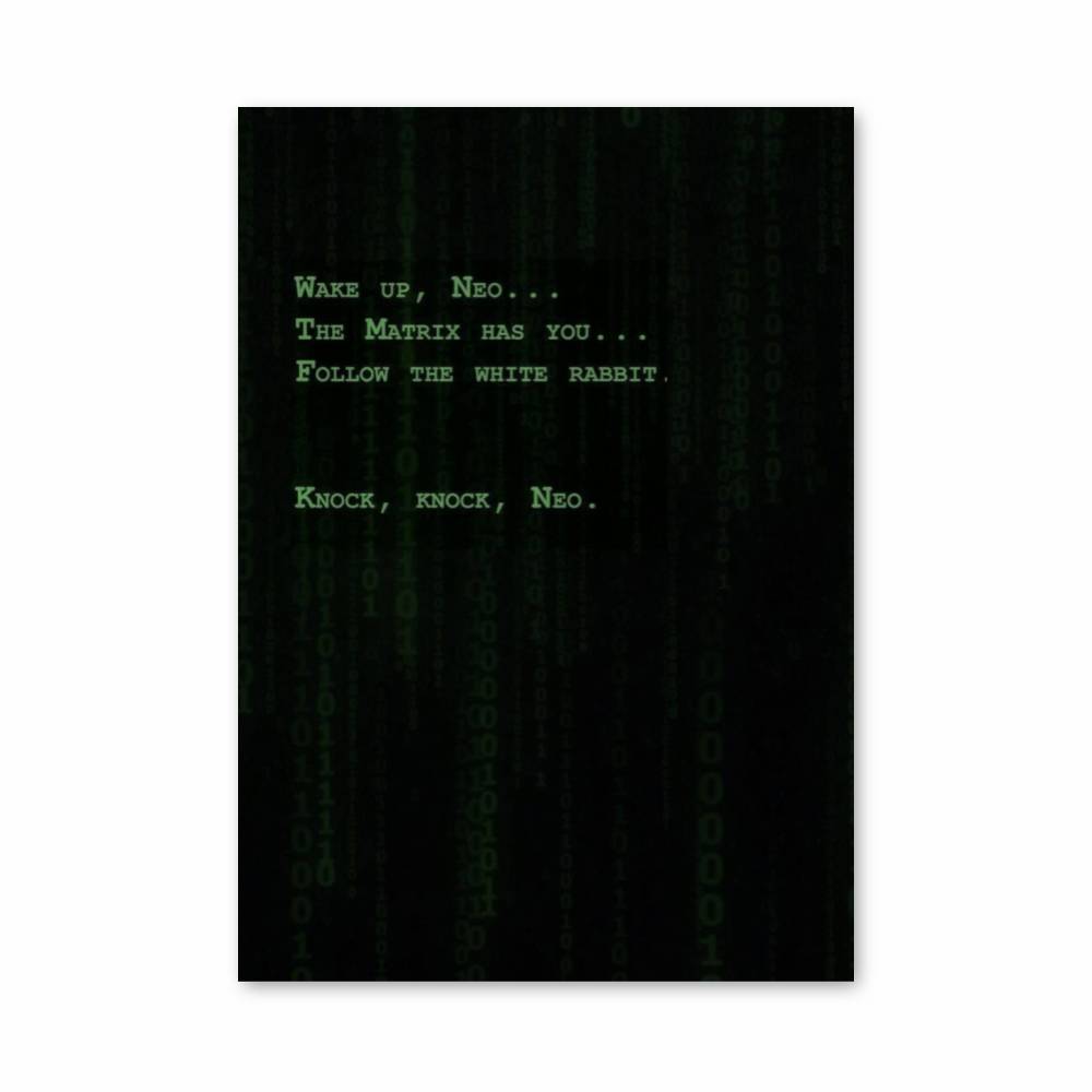 Poster Awakening the Matrix | Aesthetic Posters