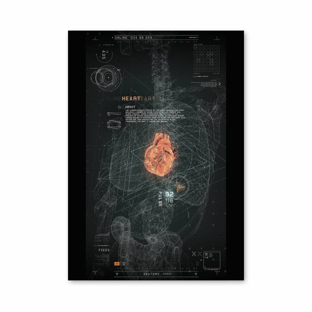 Poster The Heart Art | Aesthetic Posters