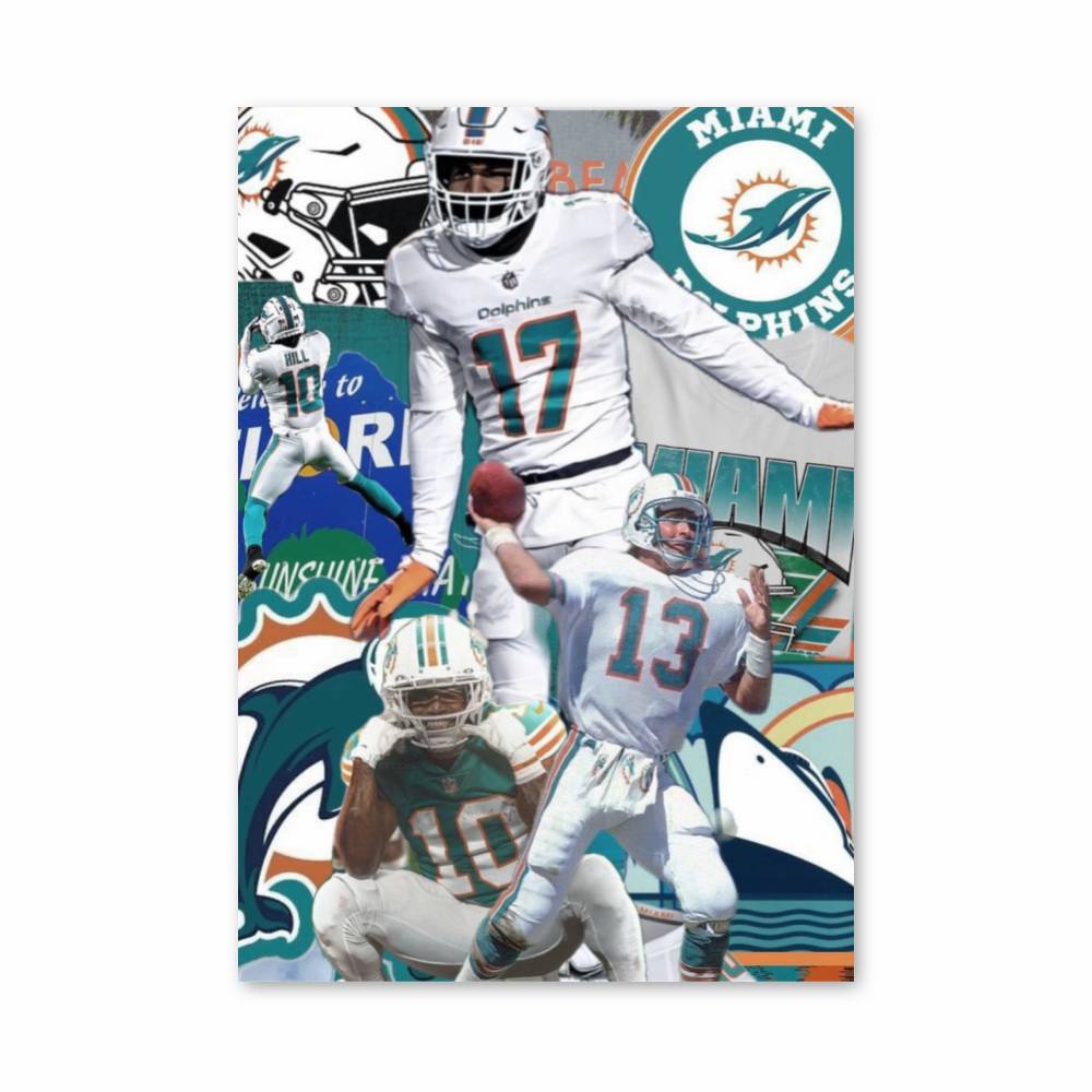 Poster Miami Dolphins Legends | Aesthetic Posters