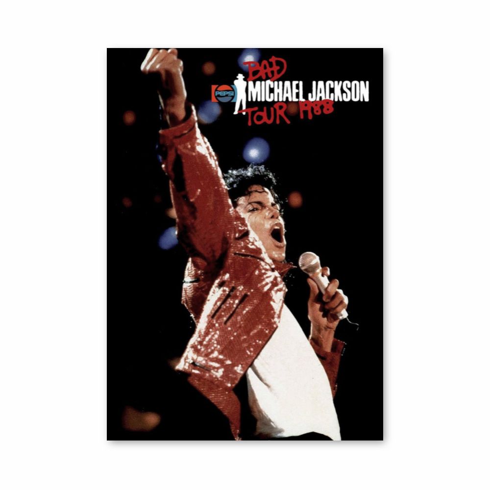Poster Michael Jackson 1988 | Aesthetic Posters