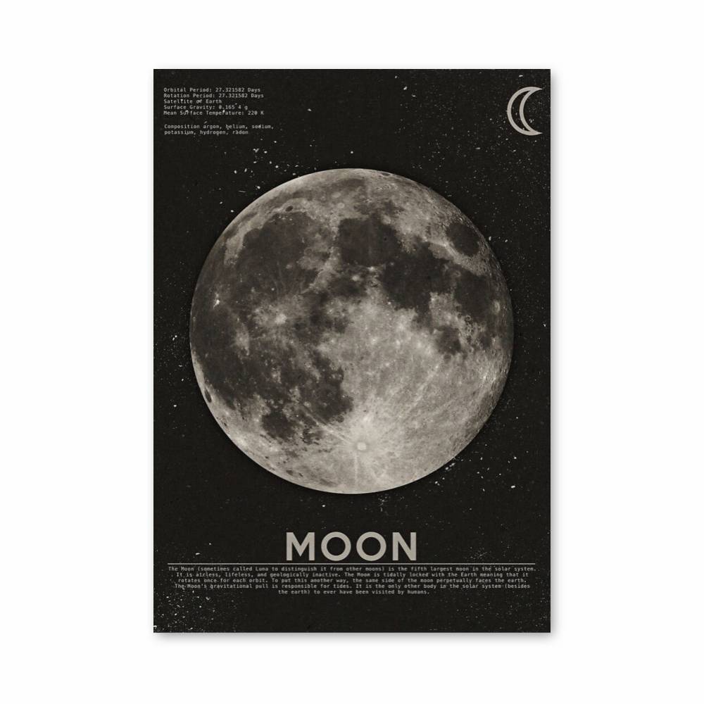 Dark Moon Poster | Aesthetic Posters