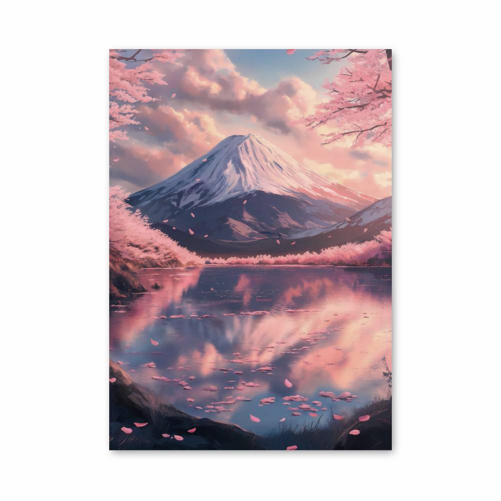 Poster Fuji in Spring | Aesthetic Posters