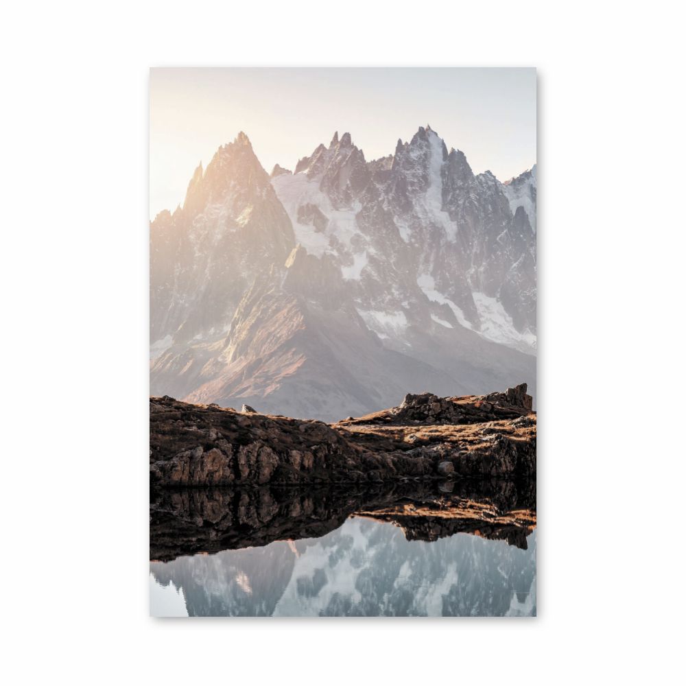 Snow Mountain Poster | Aesthetic Posters