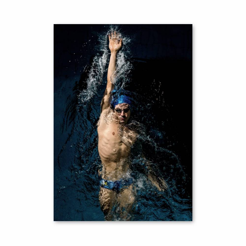 Luminous Dive Poster | Aesthetic Posters