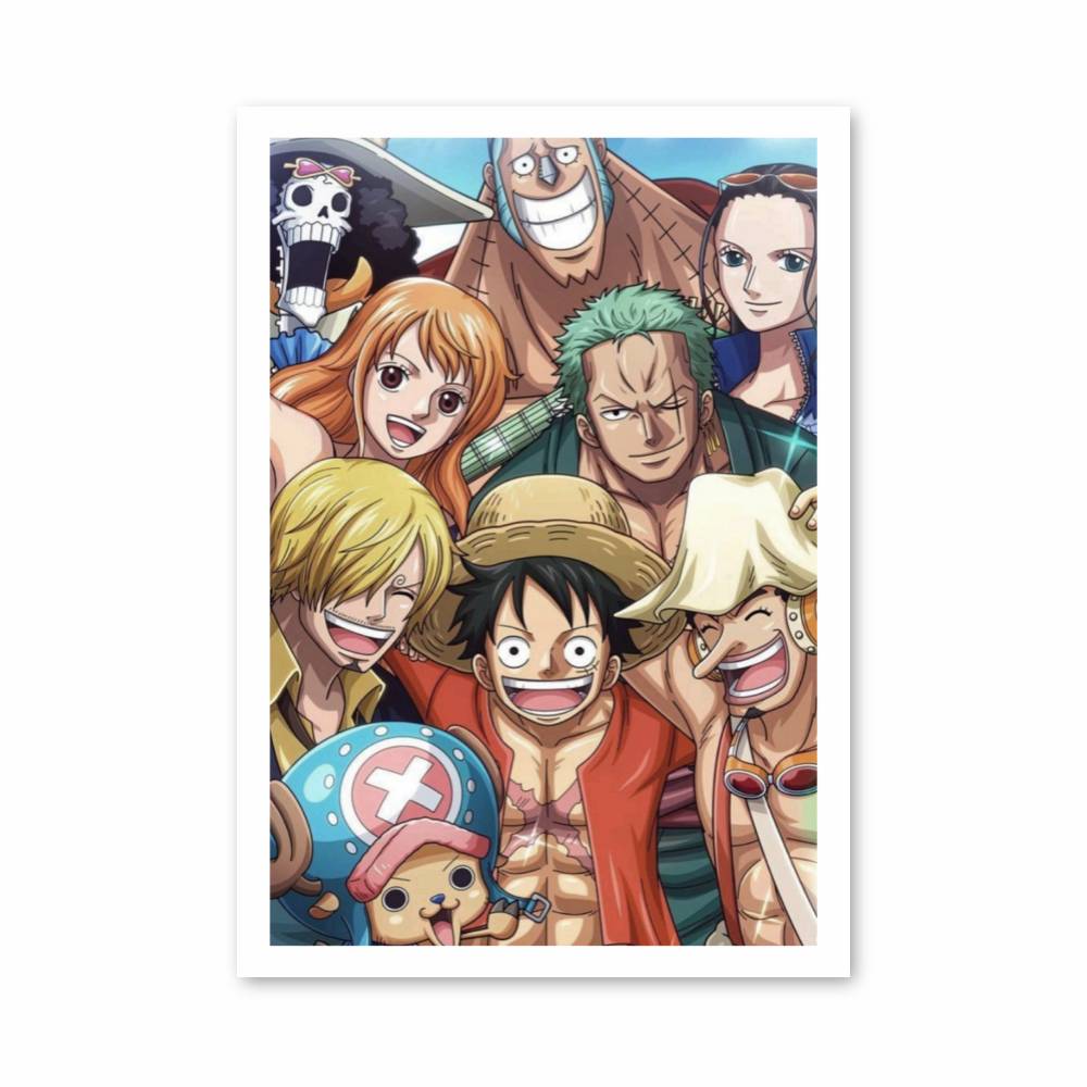 Poster One Piece Crew Luffy | Aesthetic Posters