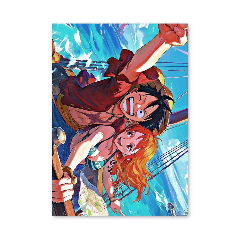 Poster Nami Luffy | Aesthetic Posters