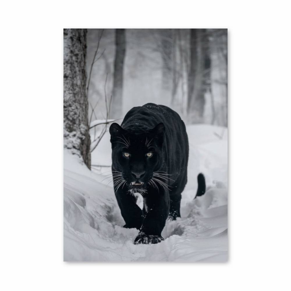 Winter Panther Poster | Aesthetic Posters