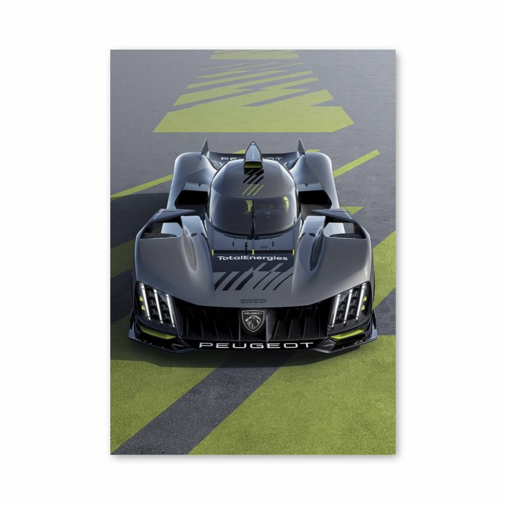 Poster Hypercar Peugeot | Aesthetic Posters