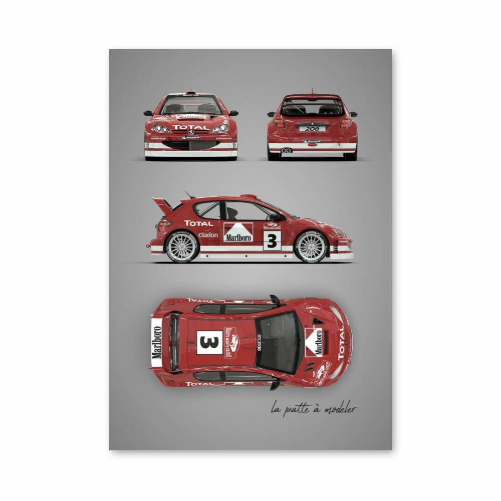 Red Legend Rally Poster | Aesthetic Posters